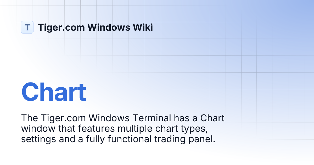 Chart | Tiger.com Windows Wiki